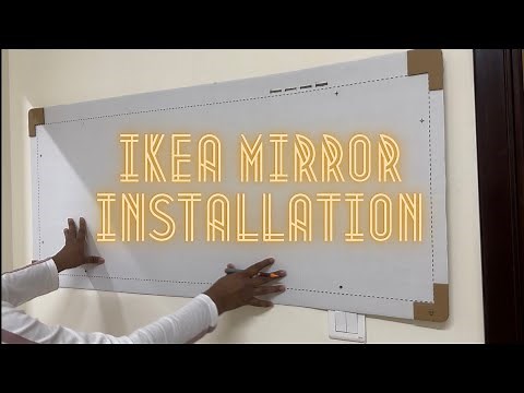 Installation of Ikea Mirror (Larbro) DIY | Doha | Qatar