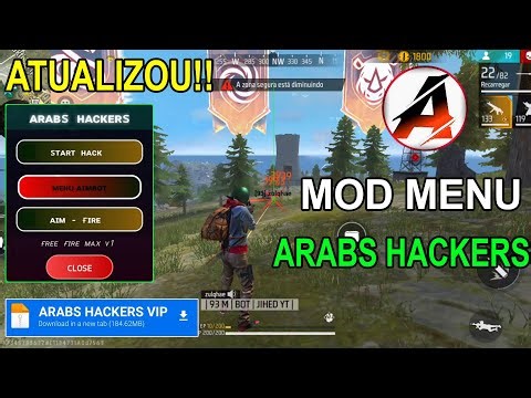 NOVO MOD MENU ARABS HACKERS VIP ATUALIZADO E GRÁTIS FREE FIRE COM TELEPORTE CAR LINK MEDIAFIRE