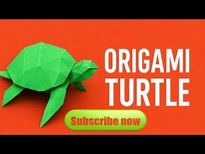 How to Make a Paper Turtle | Easy Origami Turtle Tutorial Step by Step