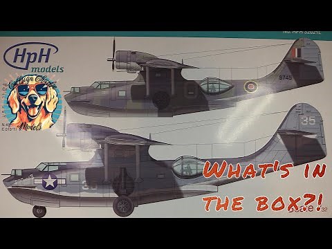 HPH Models 1/32 PBY Catalina Full aircraft in box review!