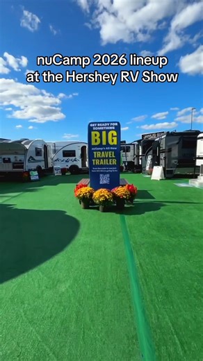 26K views · 254 reactions | Check out the nuCamp 2026 lineup of teardrop trailers and truck campers at the Hershey RV Show this week! | Giant Center in Hershey, PA  | Sept. 10-14, 2025  | Site A3  | largestrvshow.com Or for more info about our models, visit nucamprv.com. We hope to see you at the show! | nuCamp | Facebook