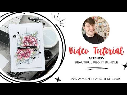 Elegant Pink Peony Card | Beautiful Peony Bundle + EXCLUSIVE FREE Gift Offer!