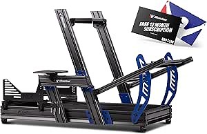 Next Level Racing F-GT Elite Formula and GT Aluminum Profile Simulator Cockpit iRacing Edition (NLR-E012) - PC