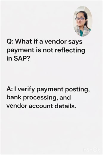 Vendor Payment Not Reflecting in SAP? #interview