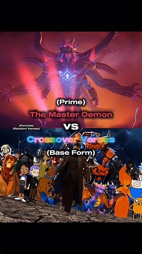 The Master Demon vs Crossover Verses || 200 Subscribers Special || #viral #youtubeshorts #viral