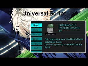 The Best Fly Script (Also Universal)