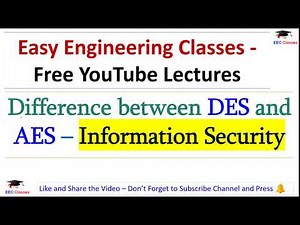 Difference between Data Encryption Standard(DES) & Advanced Encryption Standard(AES) in Hindi