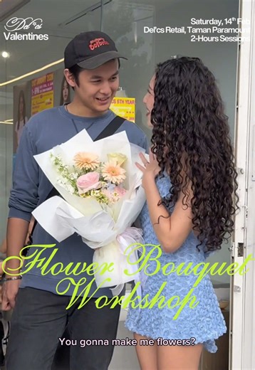 Join Our Valentine’s Bouquet Making Workshop!