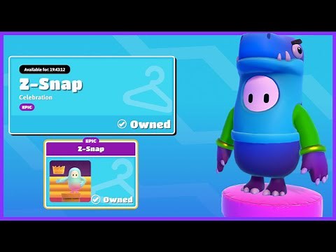 Z-Snap Celebration Showcase - Fall Guys ZSnap Emote - Fall Guys Item Shop - FG New Celebration