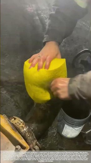 Swabbing the Pipeline: How a Sponge and Ball Scour a Mile of Concrete Residue
