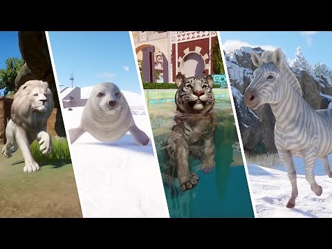 All ALBINO Animals in Planet Zoo | Compilation of 37 Species
