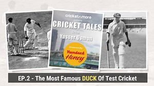 1.2K views · 82 reactions | #CricketTalesWithYasserUsman (Ep.2):Test Cricket's Most Famous Duck Australian cricket legend #SirDonBradman’s last innings in which he failed to score a run holds a special place in history. But Why? Yasser Usman | Cricketnmore | Facebook
