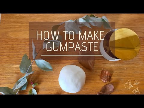 Flower paste recipe with Tylose - Gumpaste Tutorial
