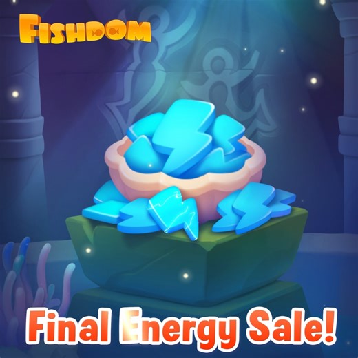 ⚡️ Don't miss out on your final chance to stock up on energy! 🏃 Go and grab our specials now! | Fishdom