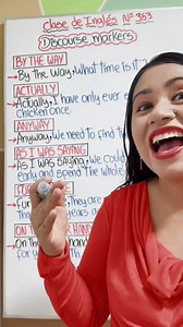 DISCOURSE MARKERS 👩‍🏫 #easyenglishtv #aprenderingles ✅✅ | EasyEnglish TV