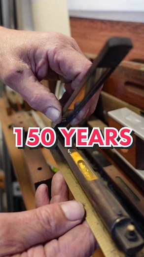 Historic 150-Year-Old Spirit Level Tool Display