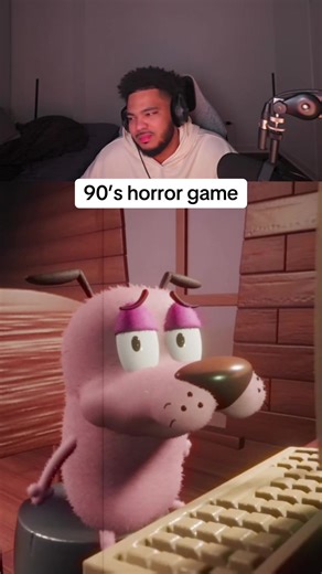 Courage the dog horror game #indiegames #gaming #horrorgames #scarygames