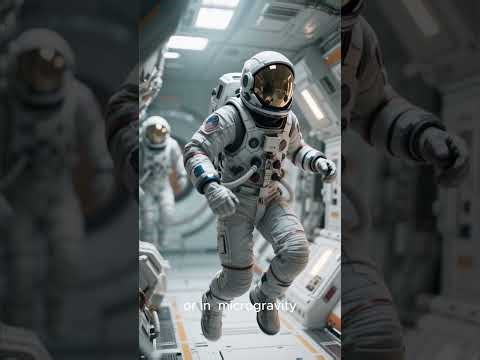 Why do astronauts float in space? #facts #space