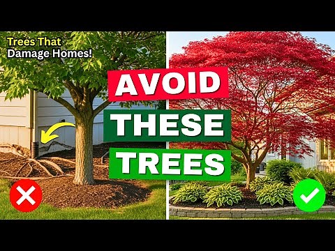 🛑 Small Ornamental Trees to AVOID Near the House—and What to Plant Instead! ✅