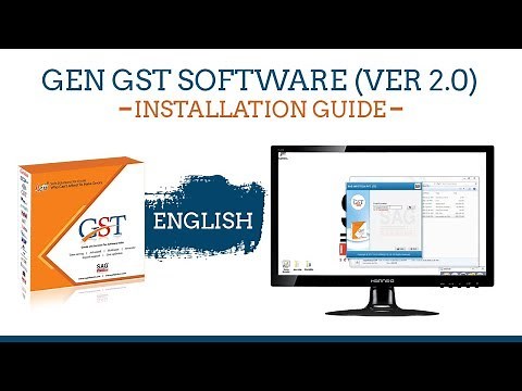 Gen GST Software (Ver 2.0) Installation Guide in English