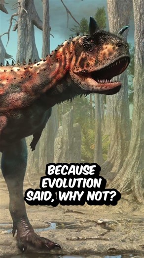 The Dinosaur That Basically Had Super Vision👀 #dinosaur #shorts #fyp #dinosaurfacts #carnotaurus