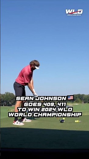 Sean Johnson WINS 2024 WLD World Championship! #fyp #longdrive #golf #golfswing #worldlongdrive