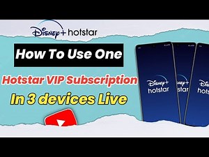 How To Use One Hotstar VIP Subscription In 3 Devices 2023 Live ll Watch Cricket Match Free Live ll