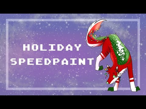 Holiday OC Speedpaint & Chat 🎄🎁