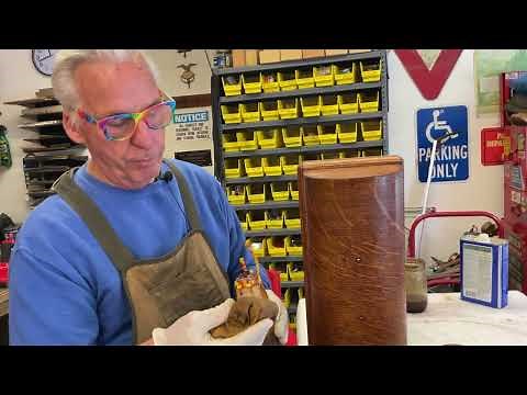 1450. How to apply shellac over danish oil by French polishing. ￼