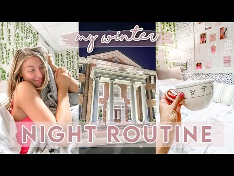 My Winter Night Routine 2021 | Living In My Sorority House | The University of Alabama