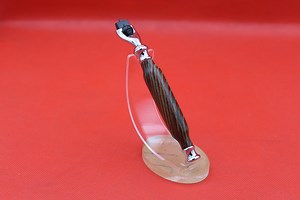 Handmade Gillette Mach 3 Razor Handle Green / Red Plywood and Chrome Metal Finish Dad Mum Daughter Son in Law Christmas Present RH19 - Etsy UK