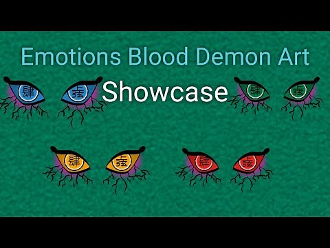 Emotions (Hantengu) Demon Art I Showcase I Slayers Tycoon I