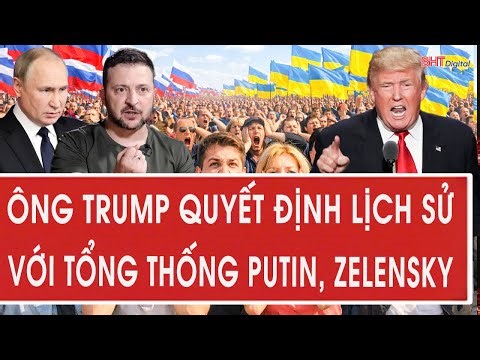 International focus: Trump just made a historic decision regarding President Putin and Zelensky.