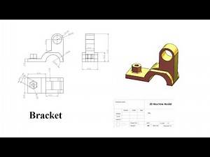 How to make Bracket Model in Solidworks Part from LearnVern Project 01