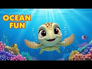 Sea Turtle Adventure 🐢🌊 | Fun Ocean Animals Song | Kids Nursery Rhyme