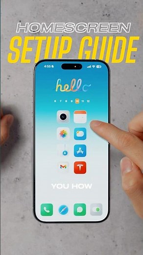 AESTHETIC iOS 18 iPhone Home Screen Guide 🔥