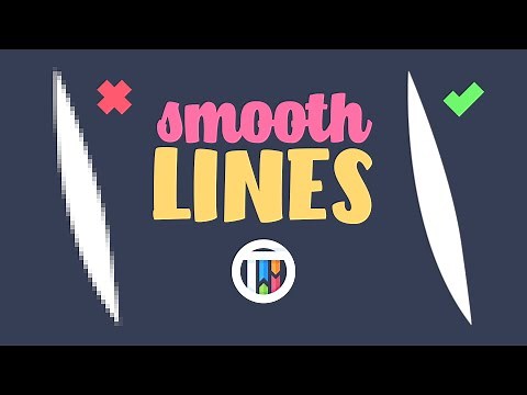 How to get 100% SMOOTH LINES in Krita (Fix Jagged Edges)