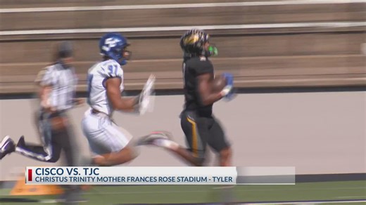 No. 3 TJC football holds off Cisco 35-28 to advance to second-straight SWJCFC championship