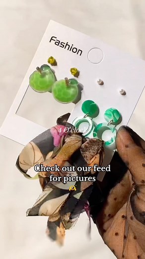 1M views · 3.6K reactions | Buy any 4 sets at 275tk each only. STOCK CLEARANCE SALE of 4 O’clock starts from now. ✅Multi colored: Earrings: Offer Price: ⚡️275tk each for 4 or more full sets. ⚡️280tk each for 3 full sets. ⚡️299tk for any 1 full set. Limited Offer  To order: Inbox your details with the product pictures to book before running out of stock.❤️‍ Do mention and share with your friend to grab this amazing deal.﫶 | 4 O'clock | Facebook