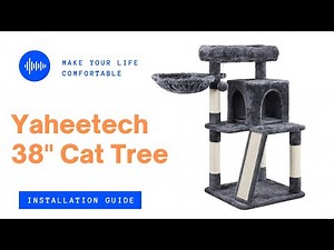 Yaheetech 40 Inches H Cat Tree Tower Installation Guide #cattree