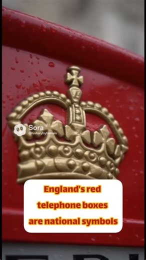 England’s Iconic Red Telephone Boxes 🇬🇧☎️ #didyouknow
