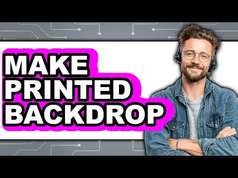 How To Make Printed Backdrop 2025 (Only Way)