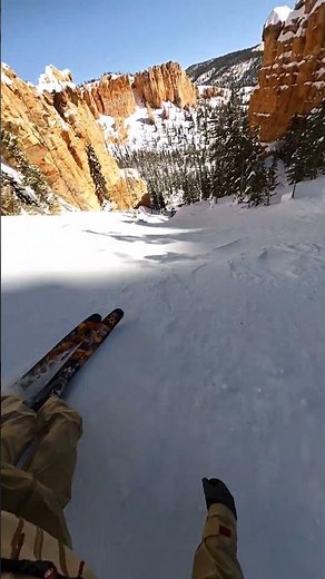 Most Scenic Ski Run Ever? 🎬 McRae Williams #Shorts #Ski