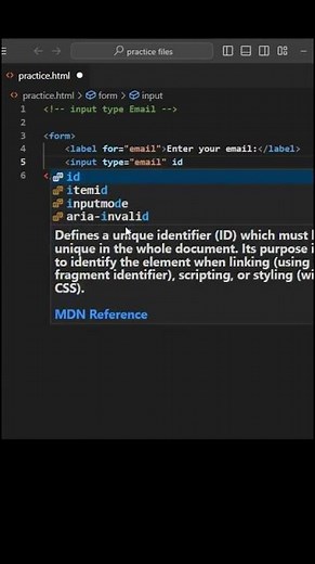 Input Type Email | #html #htmlcoding # #webdesign #code #webdevelopment #webprogramming
