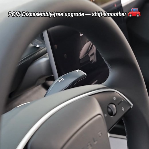 No teardown, just upgrade. Symmetrical stalks classic shifting feel = effortless style. | Hansshow-Tesla Auto Parts