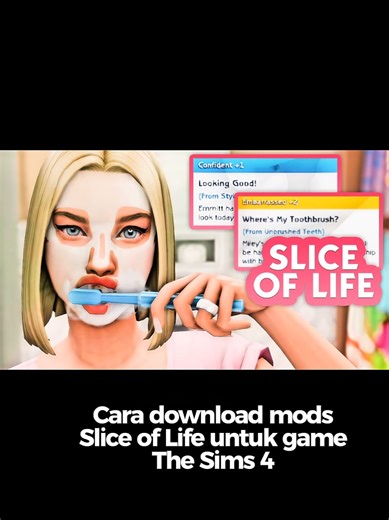 Membalas @lovelywaw Biar gameplay The Sims 4 kamu makin hidup dan kerasa realistis, wajib kenal Slice of Life ✨ Mulai dari emosi yang lebih detail, reaksi sosial yang relate, sampai drama kecil sehari-hari Sim kamu. Di postingan ini aku jelasin langkah-langkah cara download dengan benar, anti ribet dan aman buat pemula. Tinggal ikuti step-nya, terus siapin folder Mods kamu 🫶 Save dulu biar nggak lupa, dan share ke sesama Simmer yang butuh gameplay lebih “hidup” 🎮💚 #TheSims4 #SliceOfLife #Sims