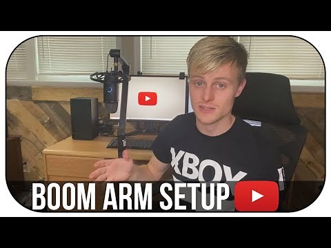 How to set up a Boom Arm, Shock Mount and Microphone!