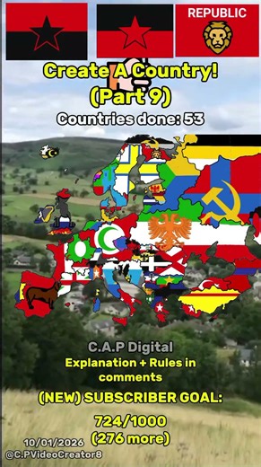 Create A Country! (Part 9) #short #shorts #map #mapper #mapping #europe #geography