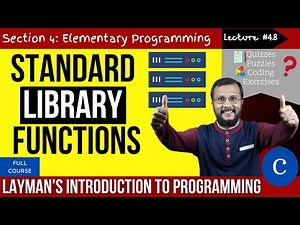 4.8. Standard library function in C | Complete C programming course | Sunil Dhimal