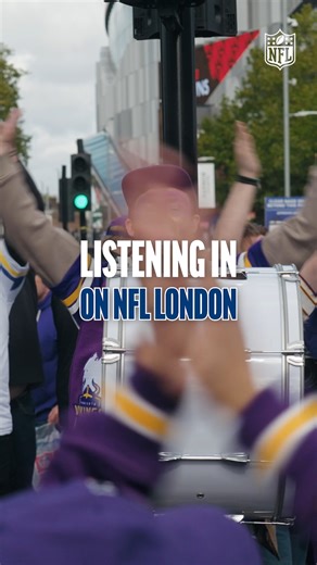Take a listen in from the fans perspective in London 🔊 | NFL
